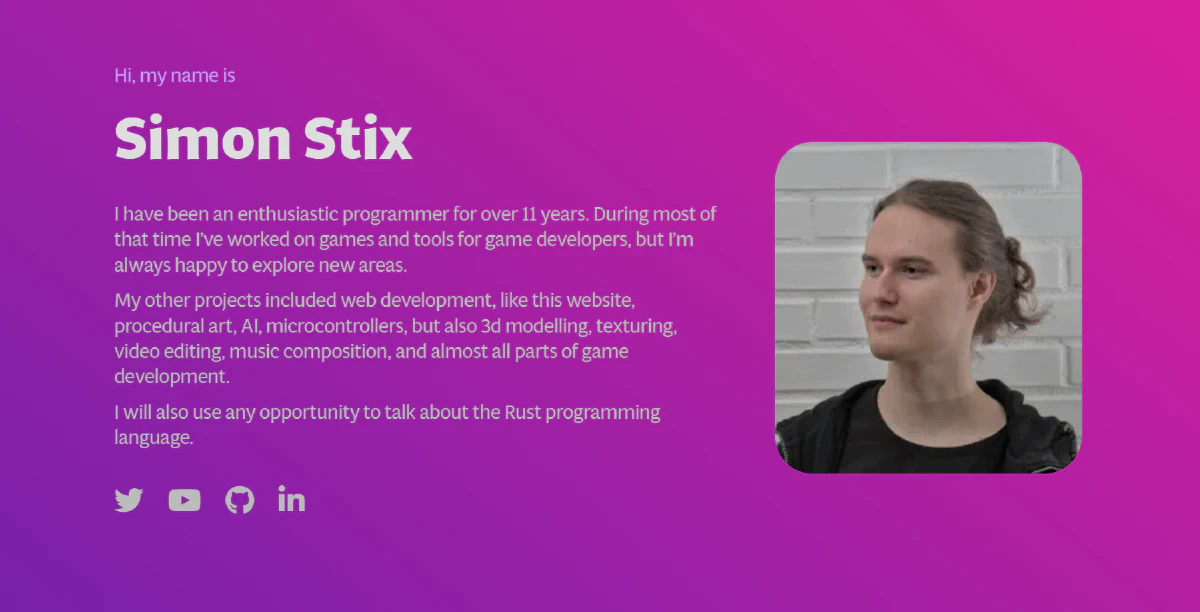 Simon Stix - Portfolio